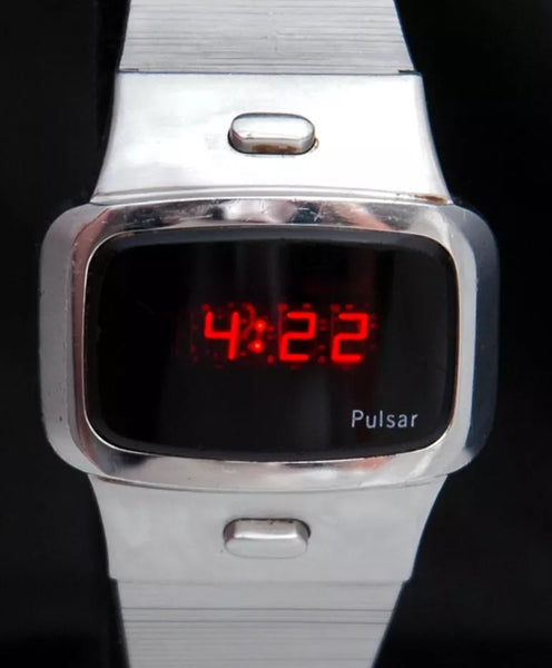 Pulsar Time Computer P4 Model 3408 Vintage 1975 SS Mens Dress Watch ...
